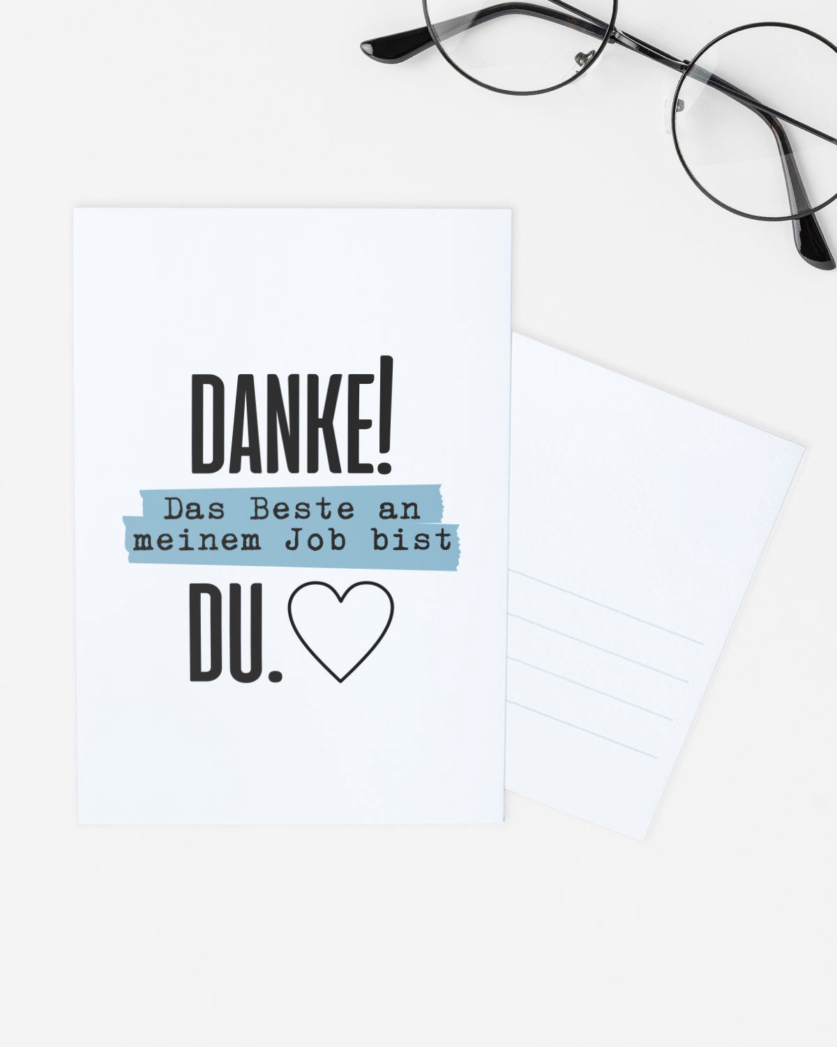 Danke! Das beste an meinem Job bist DU - Postkarte | Lieblingskollegen ...