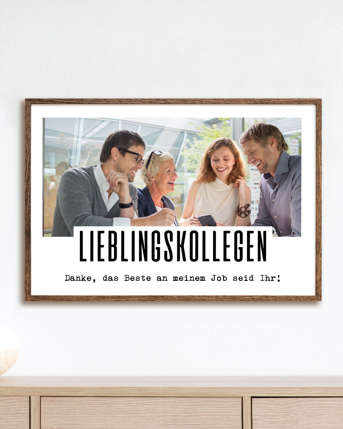 Danke, das beste an meinem Job seid ihr - Foto-Poster – VISUAL STATEMENTS